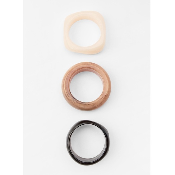 Zara | Jewelry | Zara 3 Pack Of Resin Bracelets | Poshmark